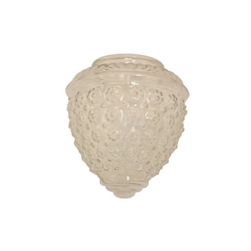 Vintage White Glass Porchlight